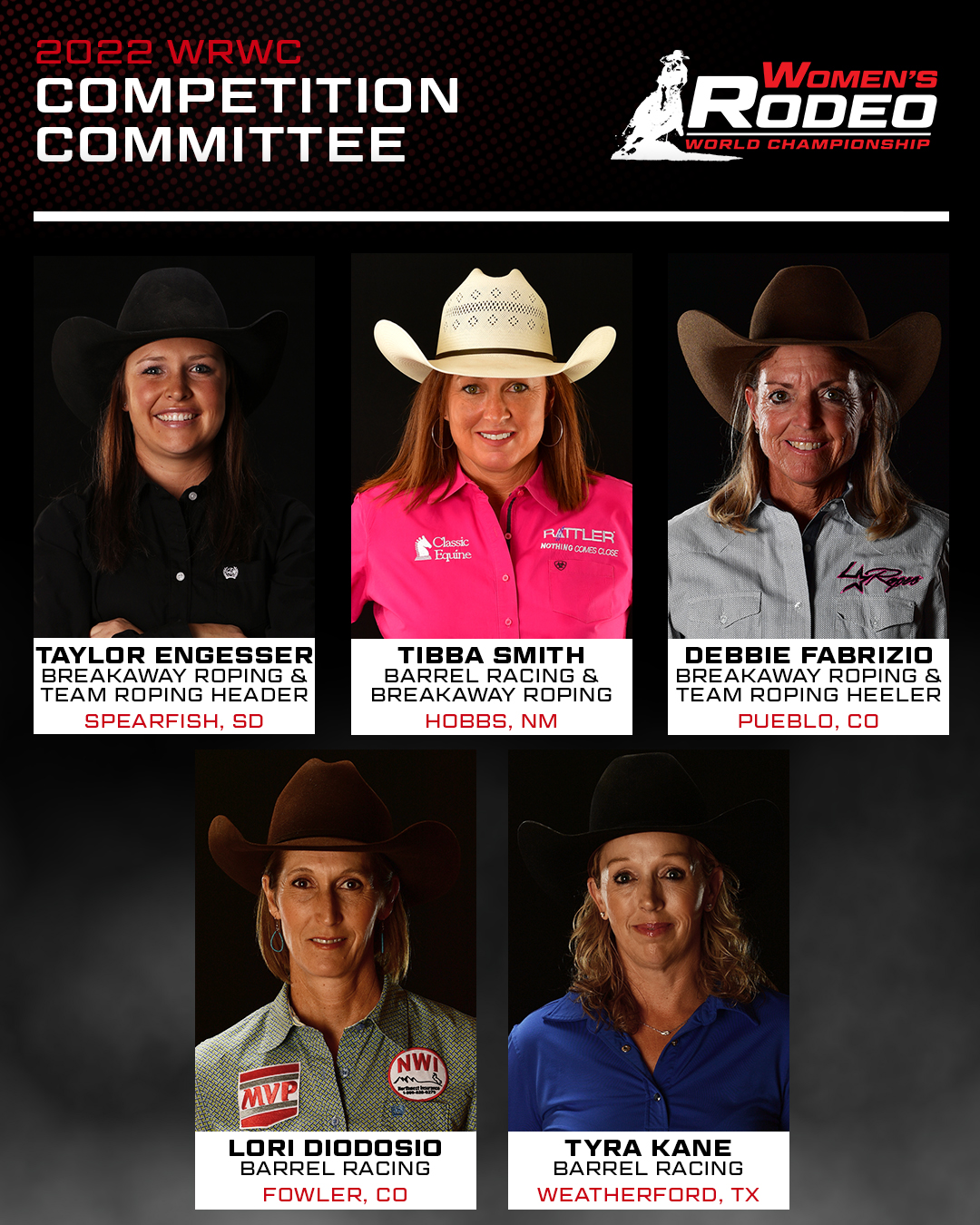 WOMEN’S RODEO WORLD CHAMPIONSHIP ANNOUNCES KEY APPOINTMENTS TO THE ...