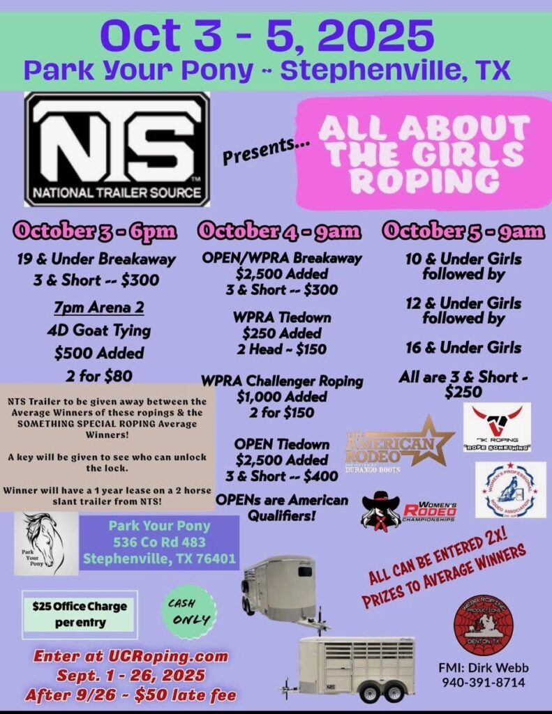 All About The Girls Roping – PREMIER WOMEN'S RODEO